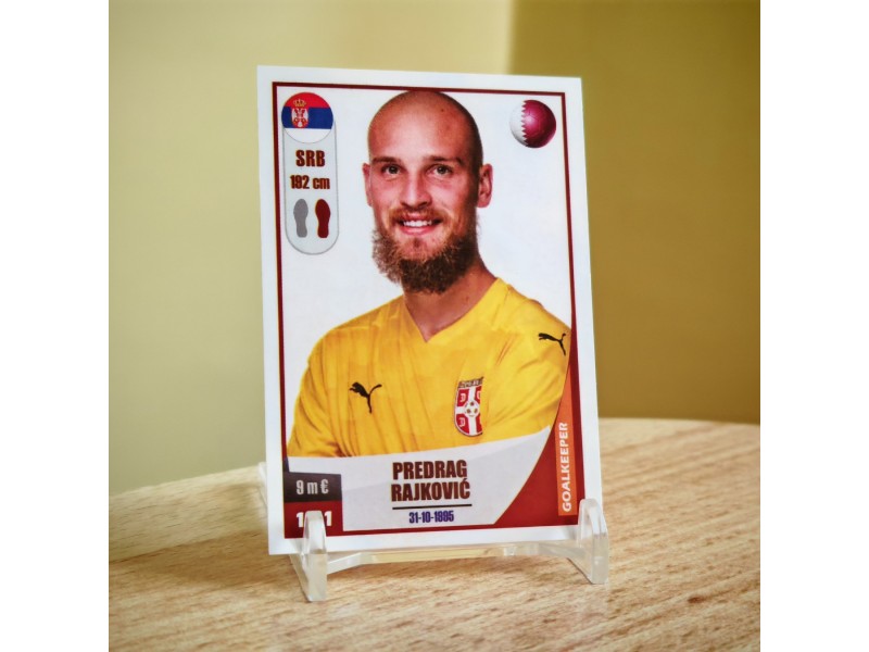 Predrag RAJKOVIC slicica - QATAR 2022 Rafo