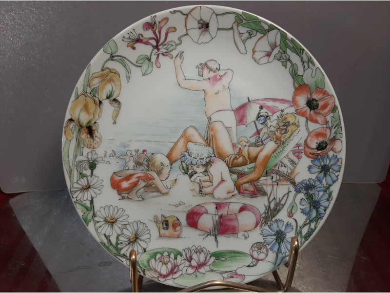 SELTMANN WEIDEN LETO VINTAŽ PORCELAN ZIDNI TANJIR 70'