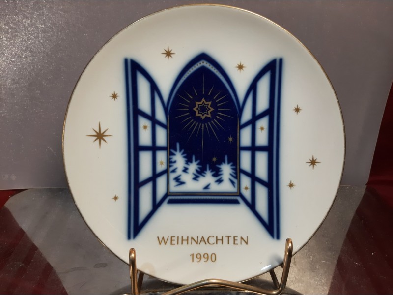 KPM BERLIN ROYAL BOŽIĆNI TANJIR 1990 LIMITIRANA SERIJA