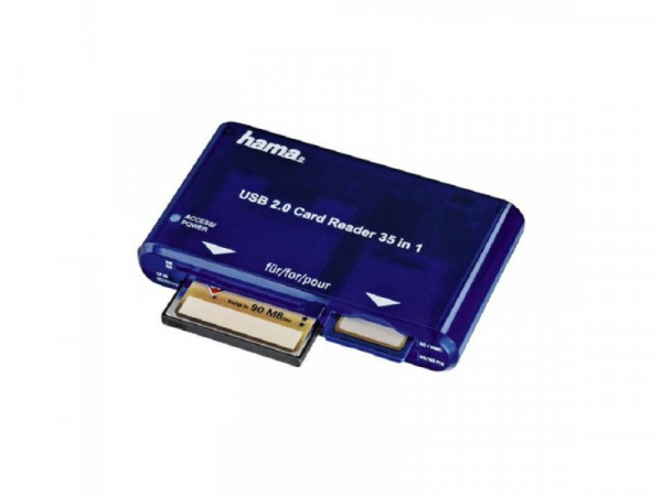 HAMA čitač memorijskih kartica 35 u 1 USB 2.0 55348