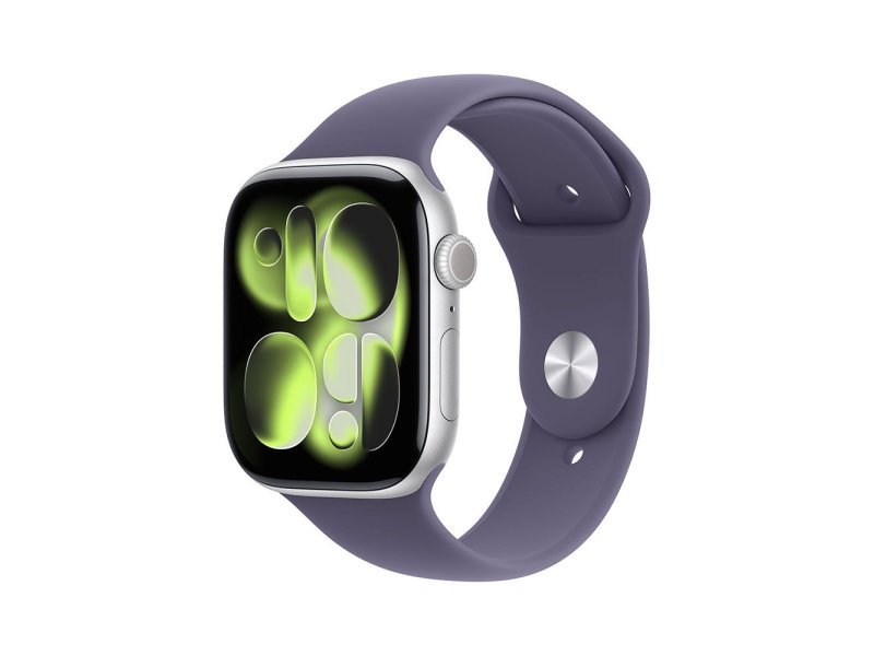 APPLE WATCH S11 CELLULAR 42MM SILVER ALUMINIUM CASE WITH PURPLE FOG SPORT BAND – M/L (MF8J4RK/A)