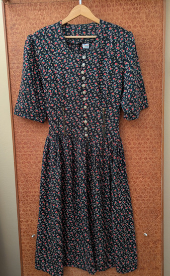 Vintage cvetna haljina