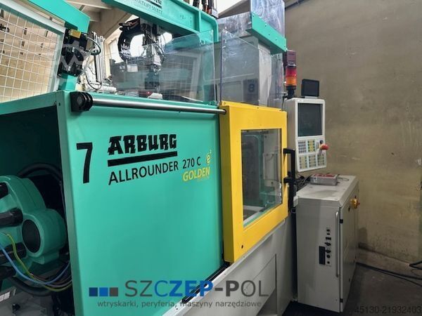 Mašina za brizganje plastike
Arburg 270C 400-70 e²