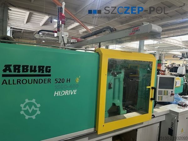 Mašina za brizganje plastike
Arburg 520H 1500-400 e²
