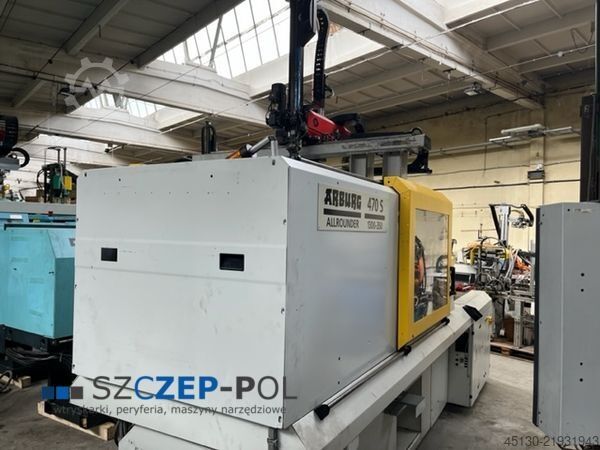 Mašina za brizganje plastike
Arburg 470S 1300-350