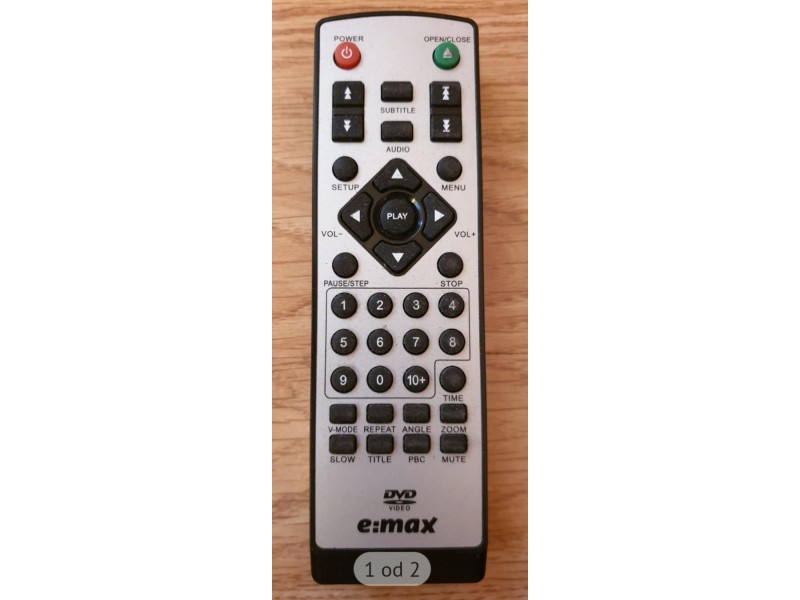 Daljinski upravljac e.max DVD