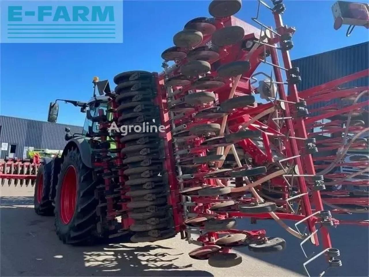 HE-VA TERRA-SEEDER med frøudstyr 4m. med frontpakker kombinovana sejalica