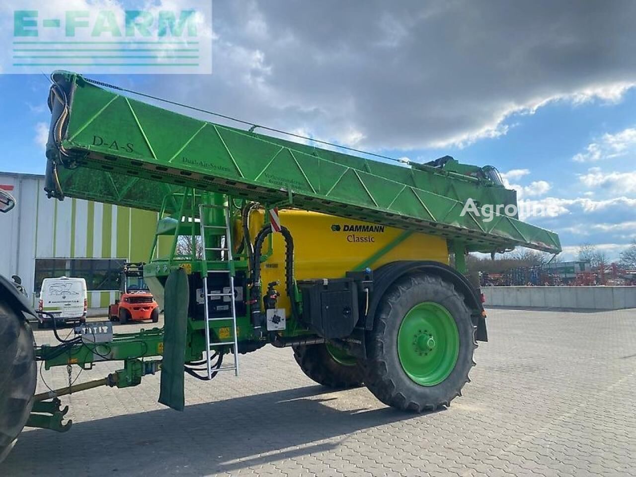 Dammann 5830 classic - dual-air-system vučena prskalica