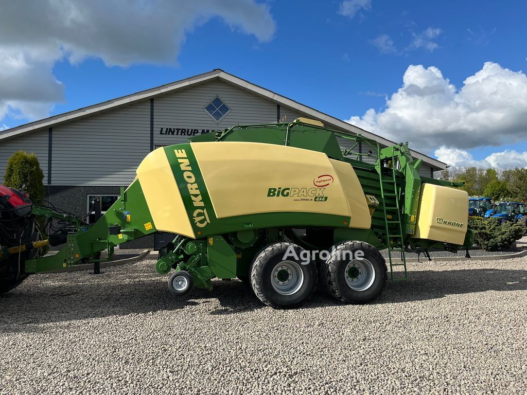 Krone Big Pack 4X4 High Speed boogie montering med styrbar aksel og br balirka za četvrtaste bale