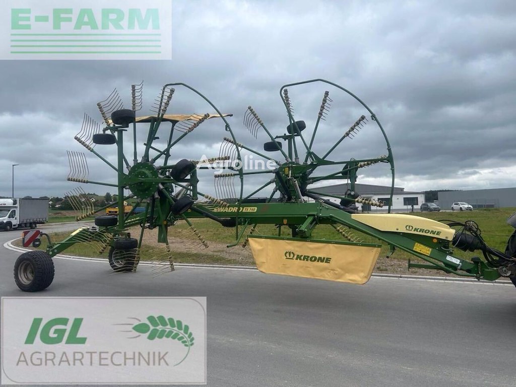 Krone swadro ts 740 twin prevrtač sena