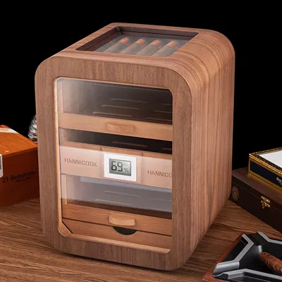 Trafika
HANNICOOK HJUMIDOR BOJE ORAHA ZA 100+ CIGARA, MODEL HCH-023