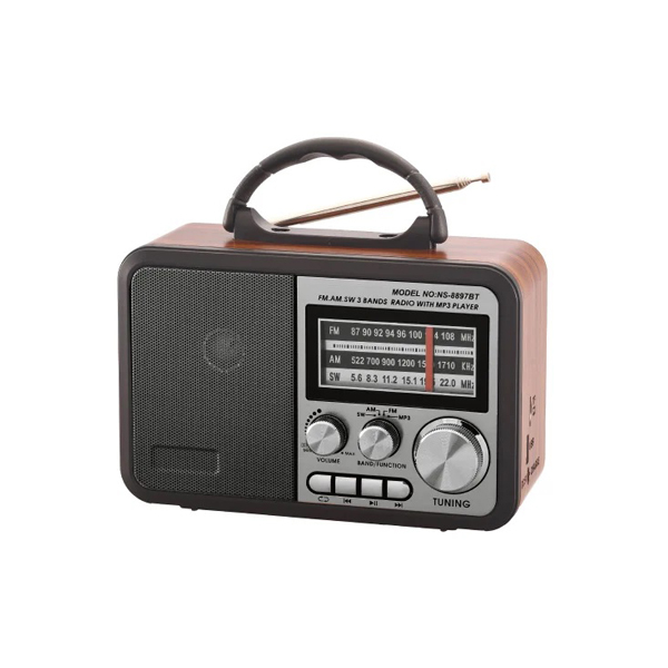 Prenosni retro Bluetooth radio 8897BT NS-8897BT