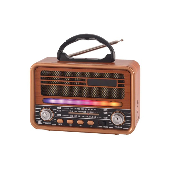 Prenosni retro RGB Bluetooth radio 7068BT NS-7068BT