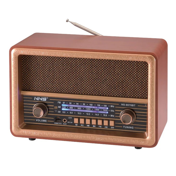 Retro RGB Bluetooth radio 8076BT NS-8076BT