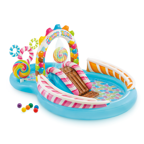 Intex Dečiji bazen-igralište na naduvavanje Candy Zone 295x191x130cm 57149