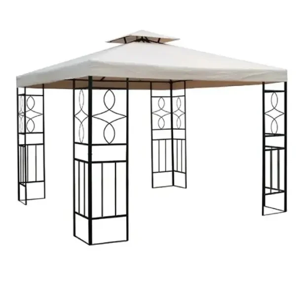 Sklopivi baštenski paviljon-tenda Gazebo 3x3m beli Lemon 22-0075