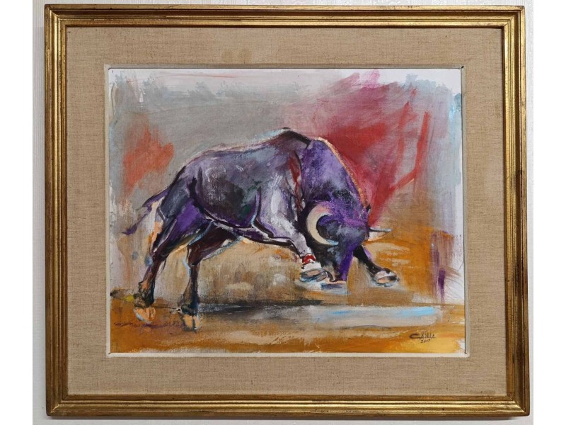 Bik , ulje, uramljeno 64x55