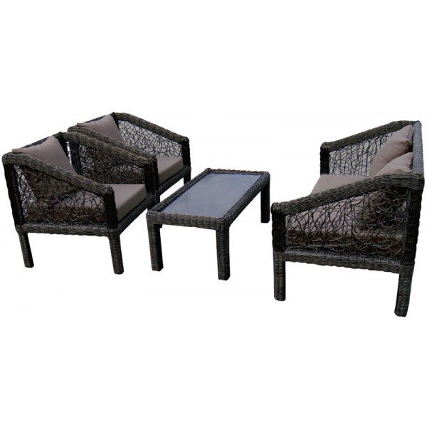 Baštenski sofa set Picaso braon – 035439