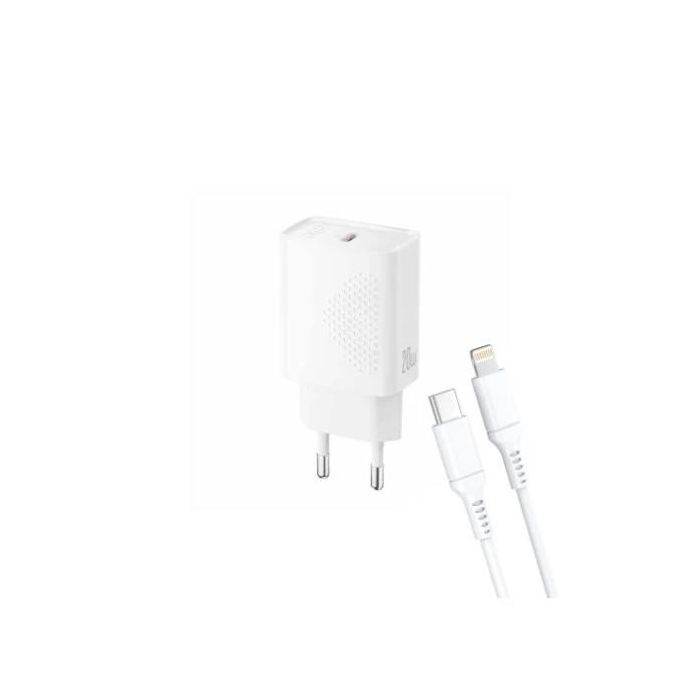 Kućni punjač XO L160 fast 20W Type C + lightning kabal