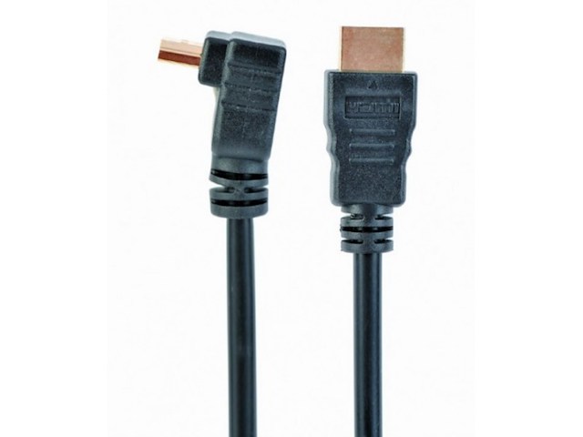 CC-HDMI490-10 Gembird HDMI kabl 4K UHD, Ethernet, konektor pod uglom 90 stepeni 3m