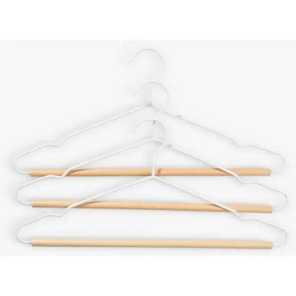 Vešalice BO D42cm 3kom/p bela