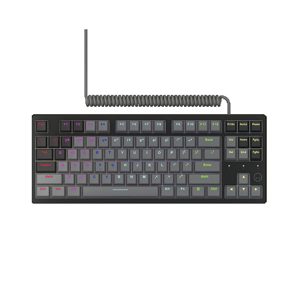 LORGAR Azar 514TKL, Wired RGB mechanical gaming keyboard, black, EN layout ( LRG-GK514TKL-BK-US )