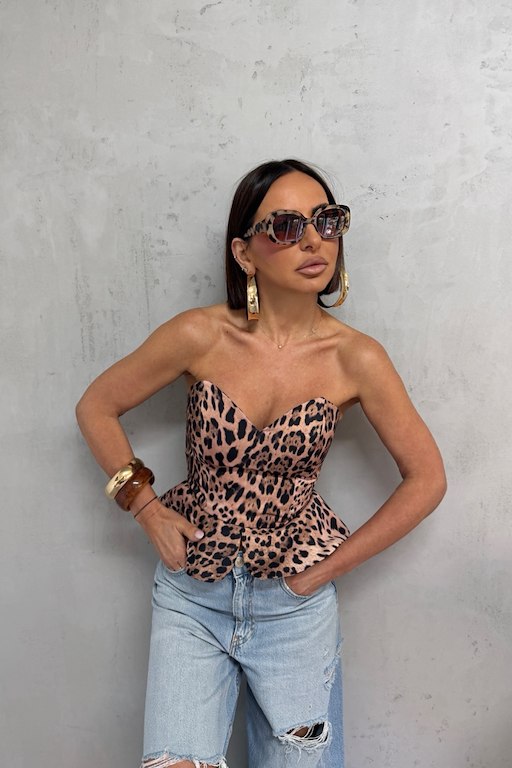 MARGOT WILD PEPLUM KORSET