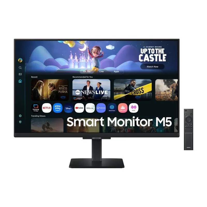 Monitor SAMSUNG LS27FM500EUXDU 27″/IPS/1920×1080/60Hz/5ms GtG/HDMIx2,LAN/VESA/smart/zvucnici/crna