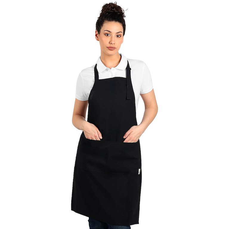 ECO CHEF, kecelja, 180 g/m2, crna