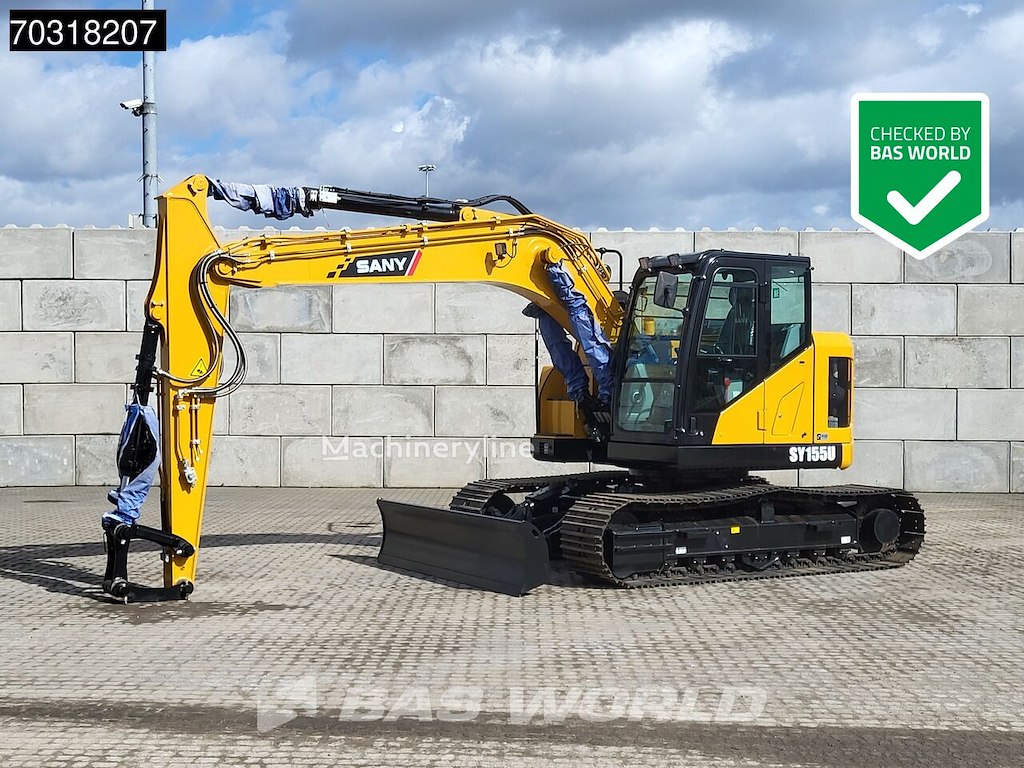 Novi Sany SY 155 U bager guseničar