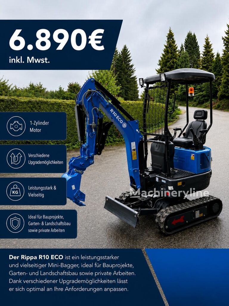 Novi Rippa R10 mini bager