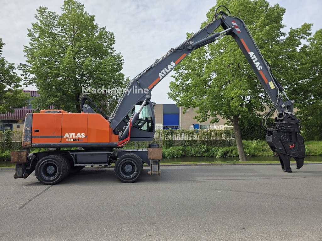 Atlas mh 250 handler 7214 hours overslagkraan atlas mh 250 dutch machi bager za pretovar