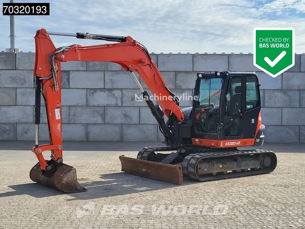 Kubota KX080-4 A/C mini bager