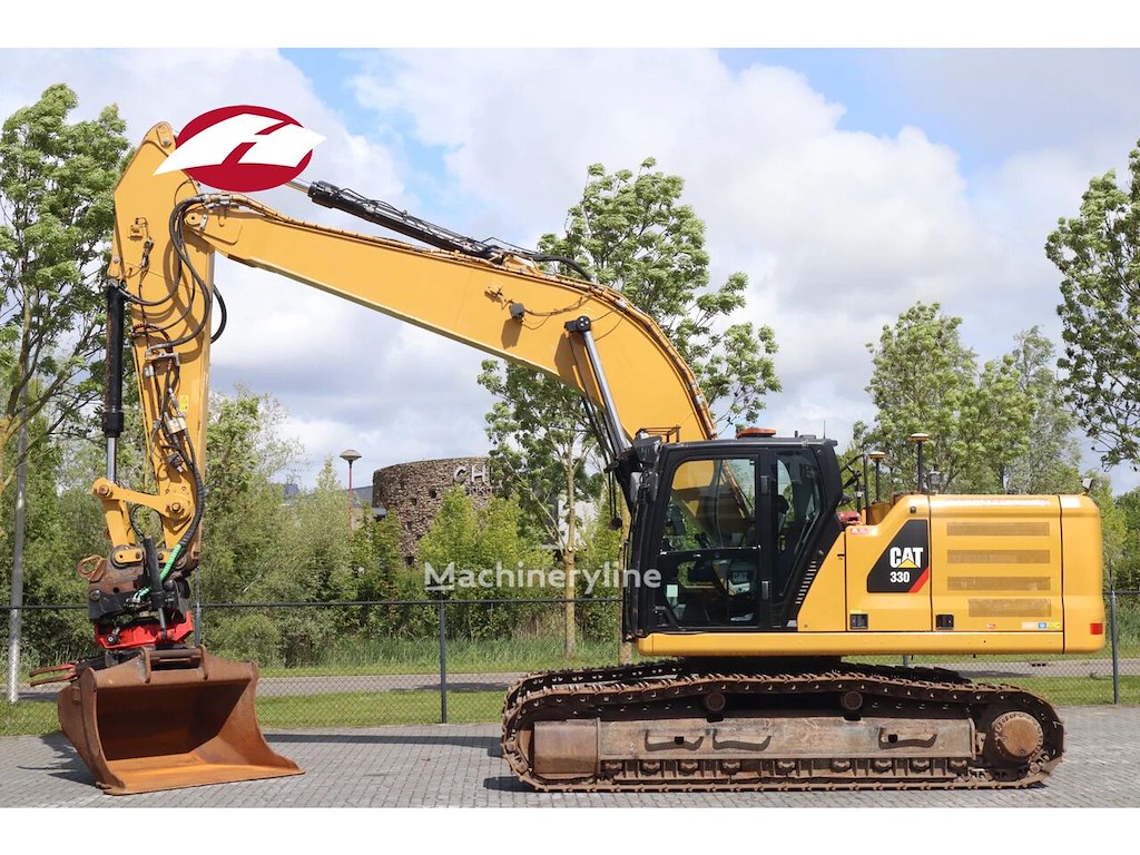 Caterpillar 330 07A | ROTOTILT + GRIP | GPS | BUCKET bager guseničar