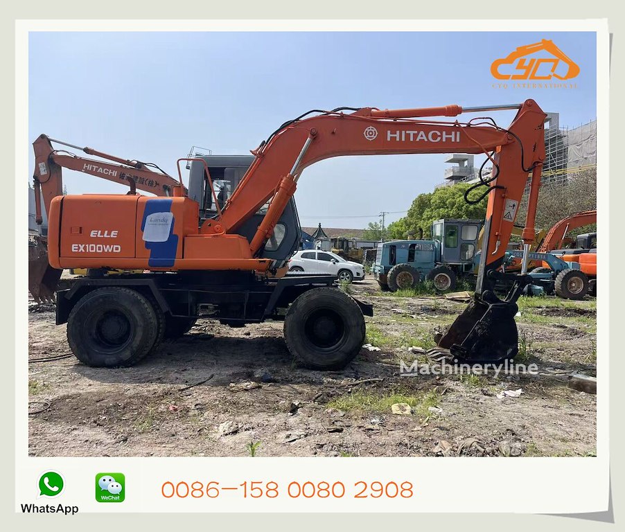 Hitachi EX100WD bager točkaš