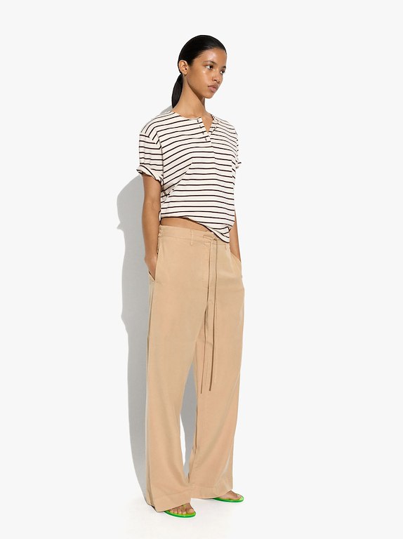 PLAIN TROUSERS 100% LYOCELL