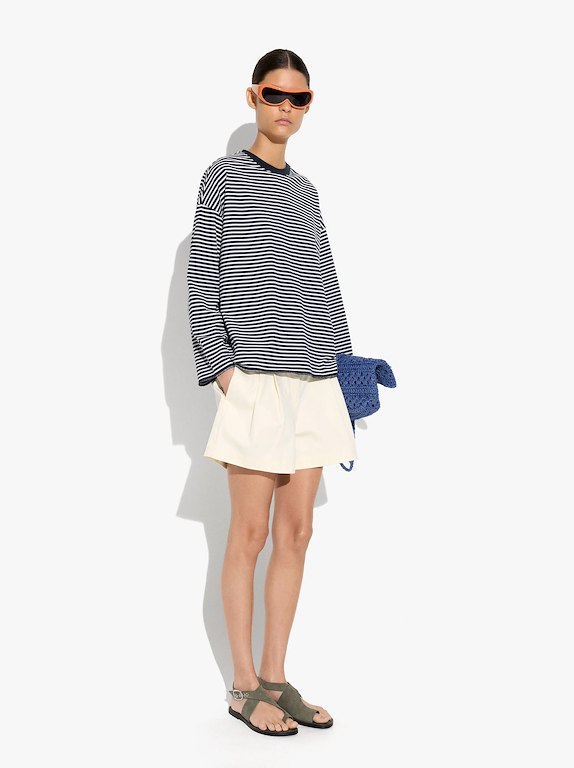COTTON T-SHIRT WITH STRIPES
