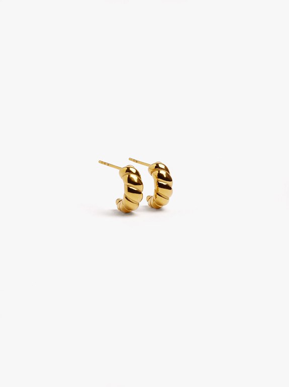 INTERTWINED HOOP EARRINGS - STAINLESS STEEL