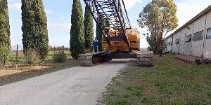 American HOIST 9310 Gru cingolata a braccio tralicciato kran guseničar