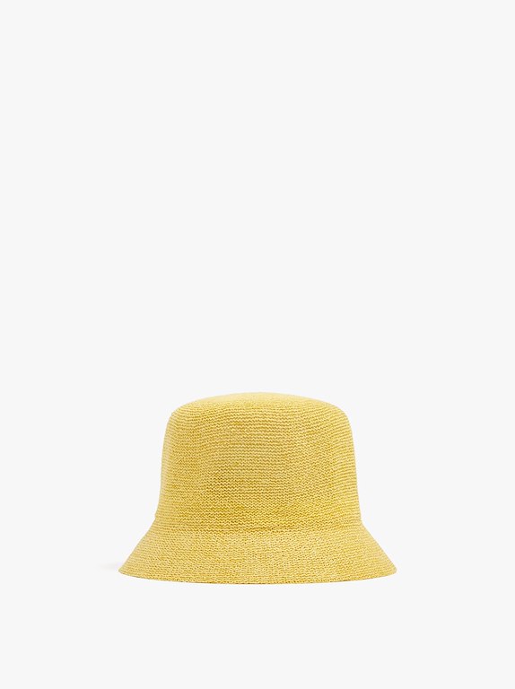 KNIT BUCKET HAT