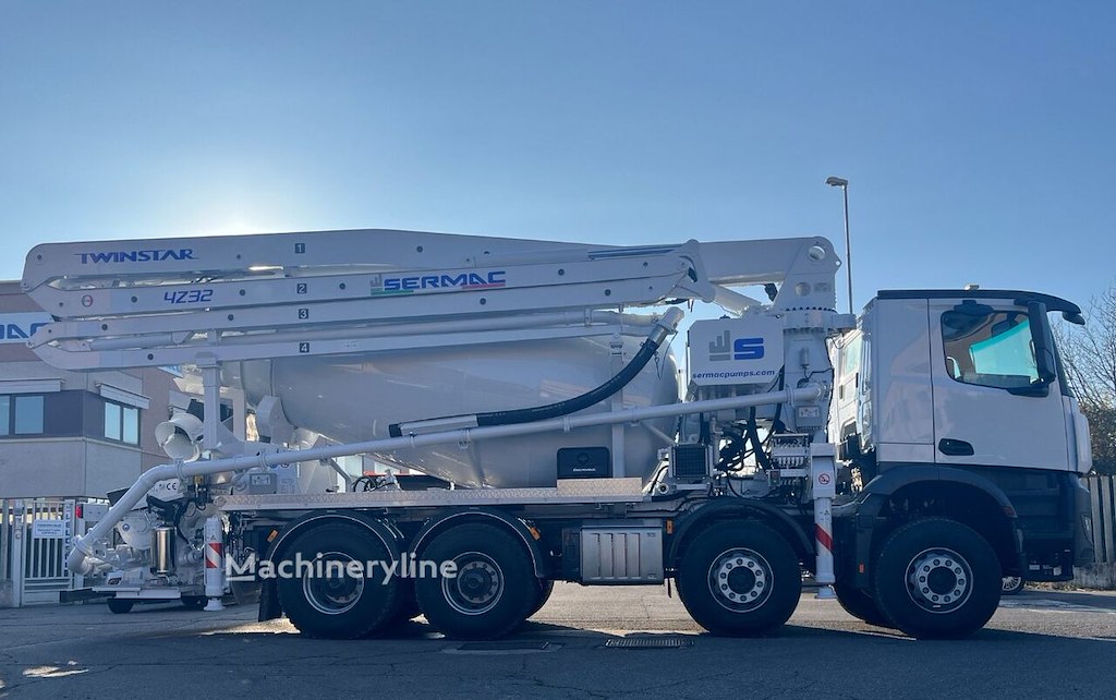 Nova Sermac na šasiji Mercedes-Benz Arocs 4146 Sermac 32 m 4Z32 / NEW / 9 cbm pumpa za beton