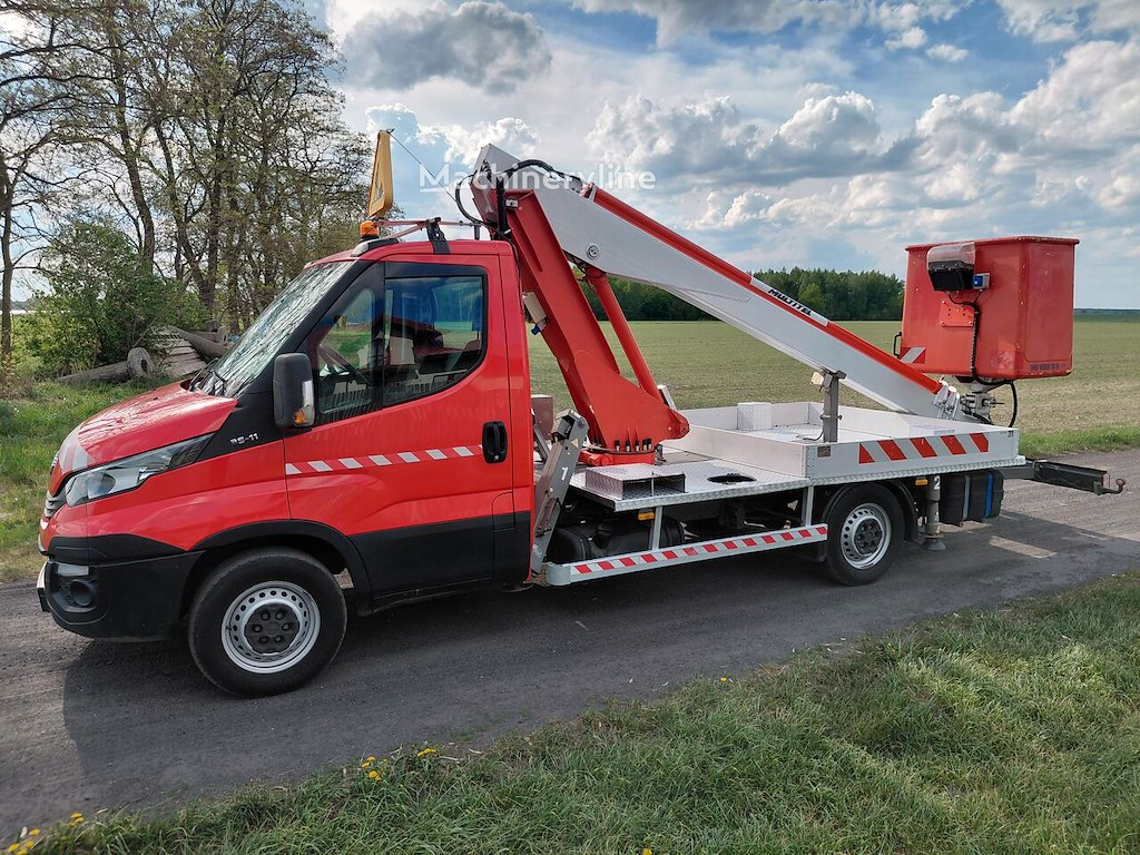IVECO Daily 35-120 Multitel 160 ALU DS bucket truck auto dizalica s korpom