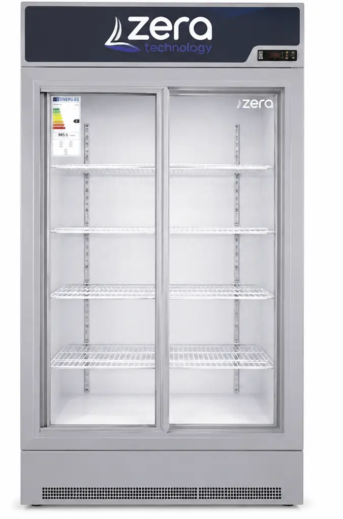 Zera Dupla rashladna vitrina EC-630KY, 630 l, Siva