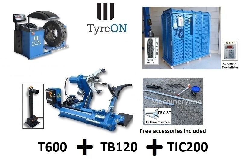 Novi TyreON T600 + TB120 + TIC200 demonterka