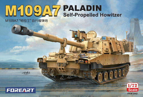 NEW! Fore Art 2002 M109A7 Paladin Self-Propelled Howitzer