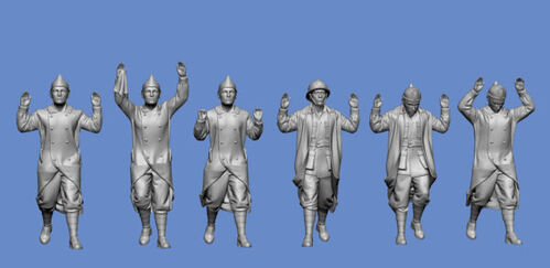 NEW! Germania-Figuren 48-WW2-0764 France 1940 – Infantrymen Surrender