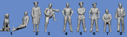 NEW! Germania-Figuren 72-WW2-0272 RAF Aces