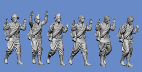 Germania-Figuren 35-WW2-0724 USSR – Soldiers Of The Red Army Surrender 01