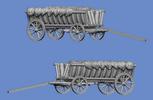 Germania-Figuren 48-Z-0002 Large Farm Wagon Loaded With Hay