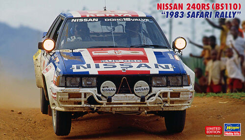 NEW! Hasegawa 20792 Nissan 240RS (BS110) - 1983 Safari Rally